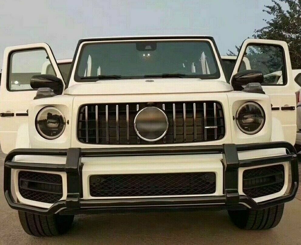 Aftermarket Black Front Grille Brush Guard - Mercedes Benz W463 G63 20 ...
