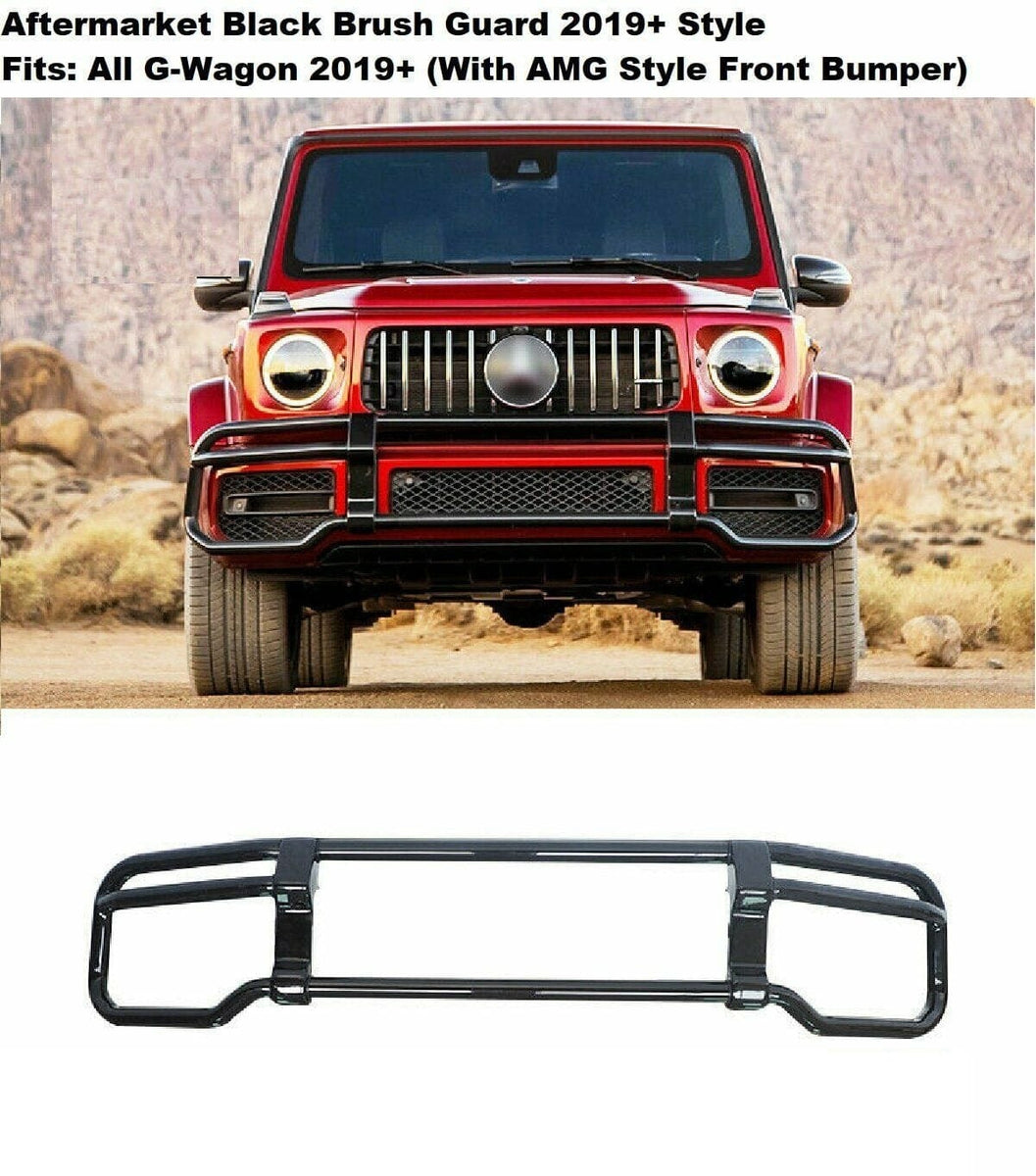 Aftermarket Black Front Grille Brush Guard - Mercedes Benz W463 G63 20 ...