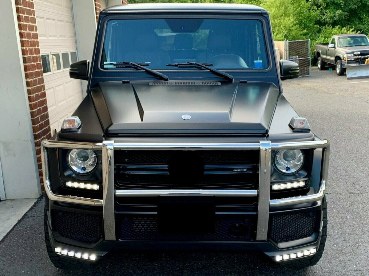 Aftermarket Chrome Front Bumper Grille Brush Guard AMG STYLE - G63 G50 ...