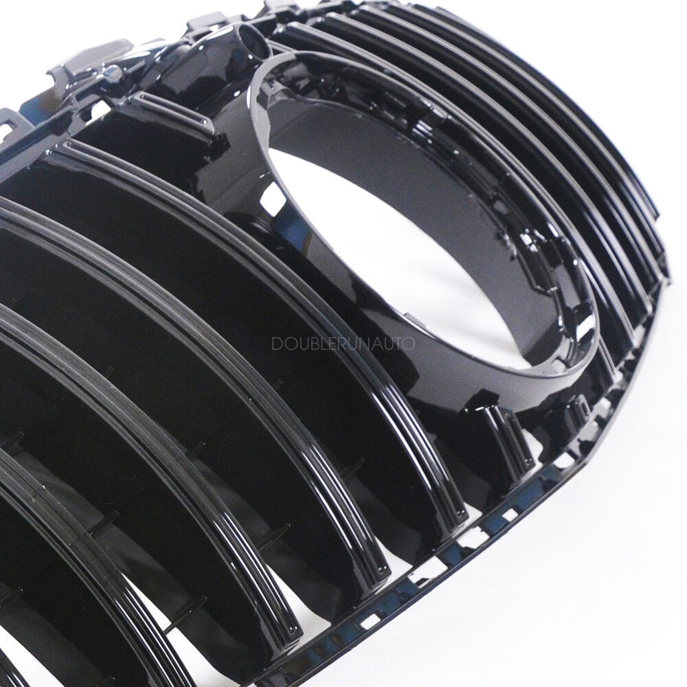 GT Front Bumper Grille GRILL For Mercedes-Benz W205 C200 C250 C300 C35 ...
