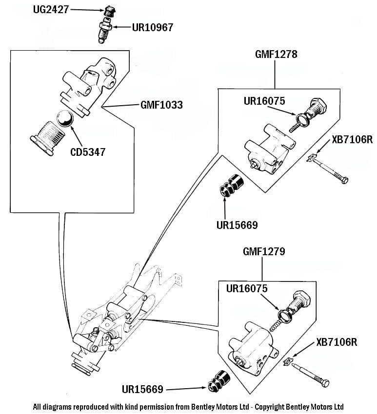 Buy Bentley Rolls Royce Upper & Lower Distribution Valves Free Shipping ...