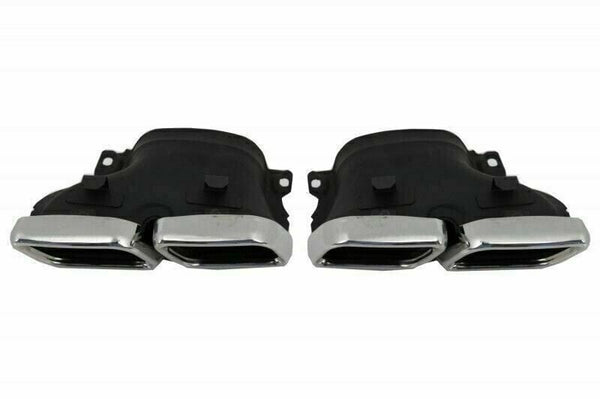 S63 AMG Rear Bumper Full Tips Diffuser Body Kit S550 2014-2017 2015 20 ...